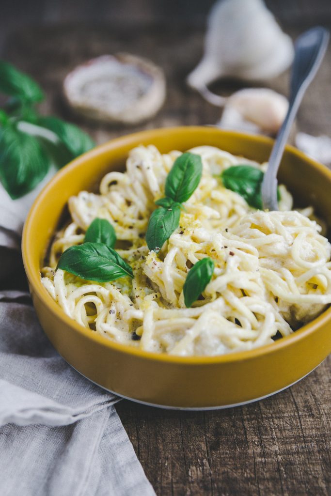 Pâtes à la sauce crémeuse de patate douce - Styliste culinaire Lyon ...